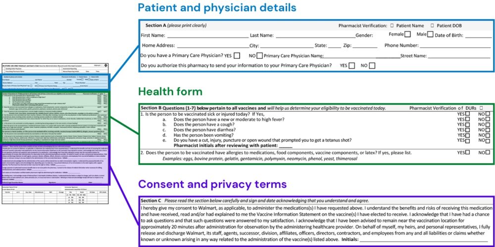 Walmart Pharmacy Immunization Excerpt | Jade Shyu